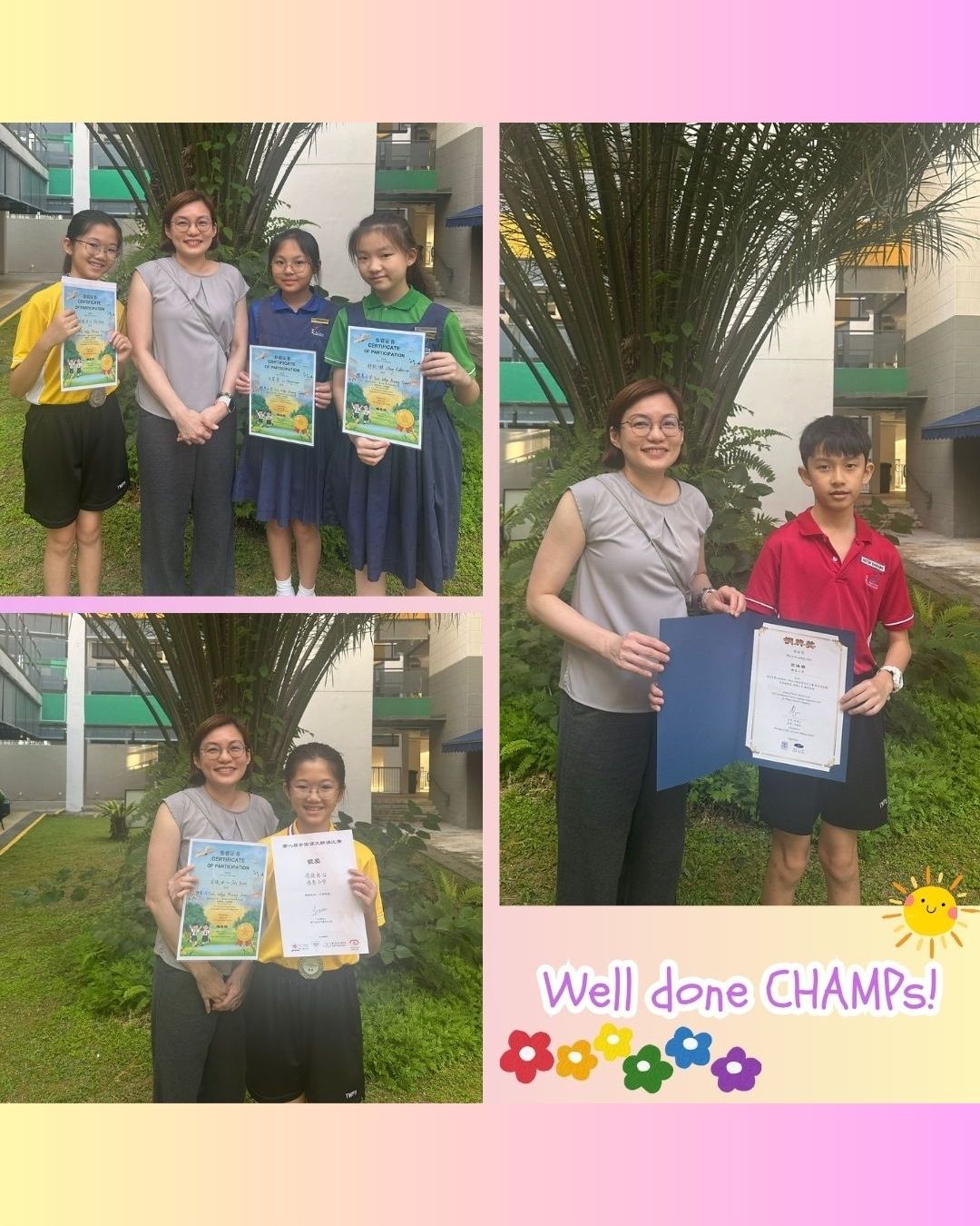 Our CHAMPs Shine in National Chinese Competitions